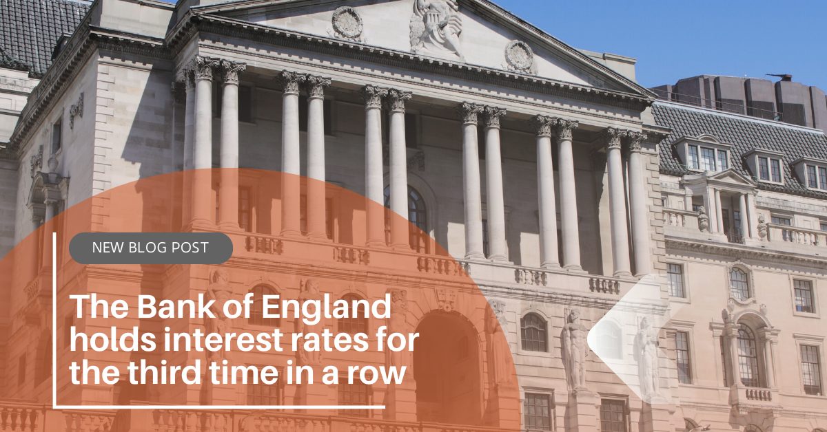 The Bank of England holds interest rates for the third time in a row ...